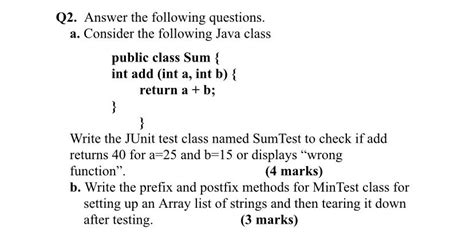 Solved Q2 Answer The Following Questions A Consider The