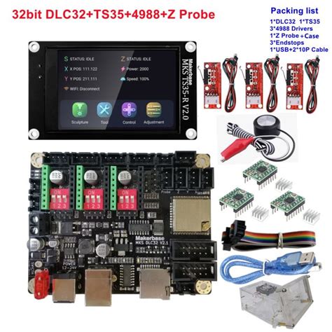 makerbase mks dlc32 offline controller 32bits esp32 wifi board ts35