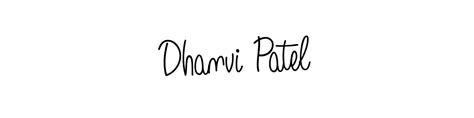 98 Dhanvi Patel Name Signature Style Ideas Fine Online Autograph