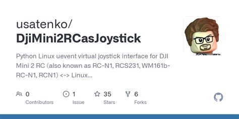 github usatenko djimini2rcasjoystick python linux uevent virtual joystick interface for dji