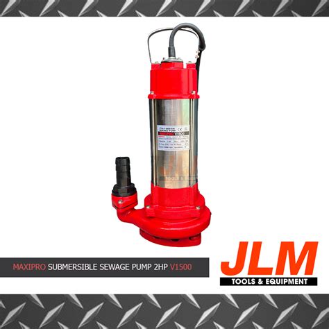 Maxipro Submersible Sewage Pump Without Float Switch V1500 2hp Jlm