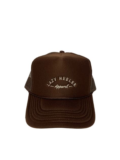 Basic Curved Foamie Trucker — Lazy Heeler Apparel