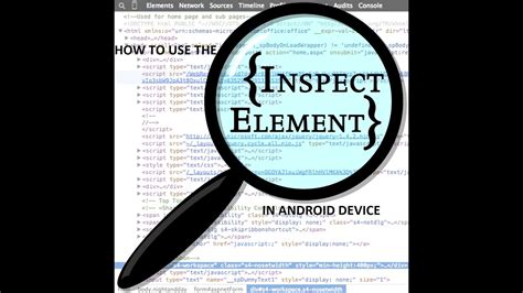 How To Use The Inspect Element In Android Device Youtube