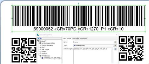 Embedding Carriage Return Line Break Etc In Qr Code
