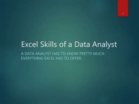 Data Analysis With Excel And Test4u Ppt