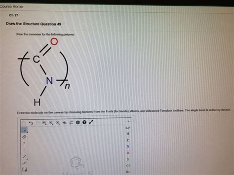 Solved Course Home Ch Draw The Structure Question Draw Chegg