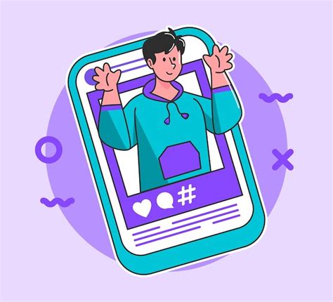 Premium Vector Digital Marketing Illustration Influencer Social Media