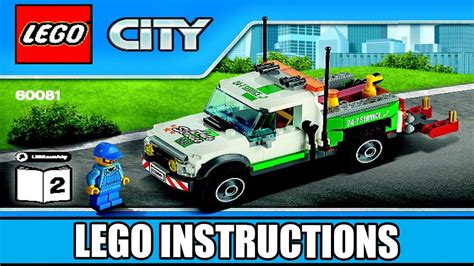 Lego Instructions City 60081 Pickup Tow Truck Book 2 Youtube