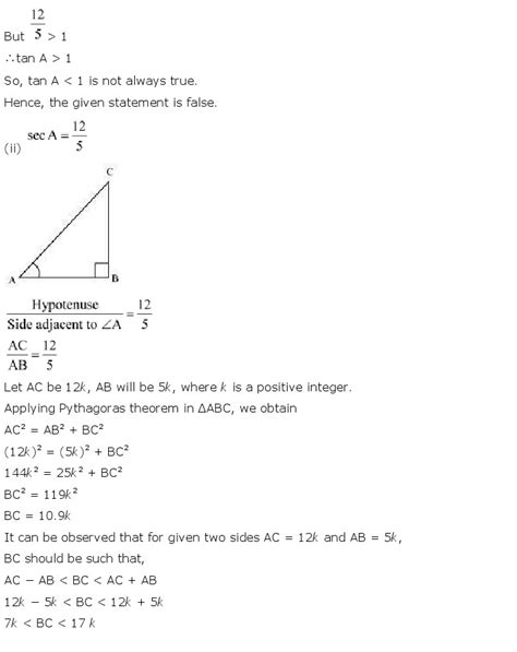 Ch 8 Introduction To Trigonometry Maths Class 10 Ncert Solutions Download