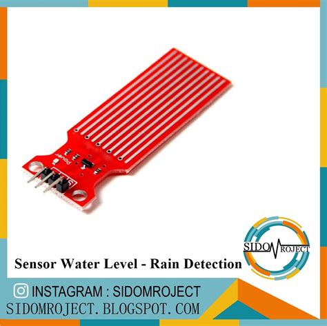 Sensor Water Level Ketinggian Permukaan Air Curah Hujan Rain Volume Sidomroject