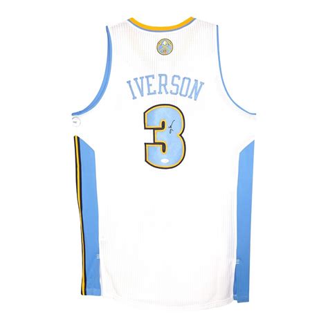 Allen Iverson Nuggets Mitchell And Ness Nba Swingman Jersey Denver
