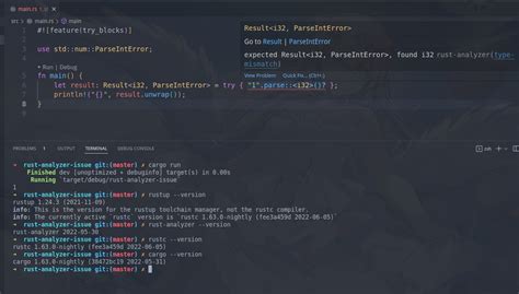 Tryblocks Feature Does Not Work Properly · Issue 12479 · Rust Lang