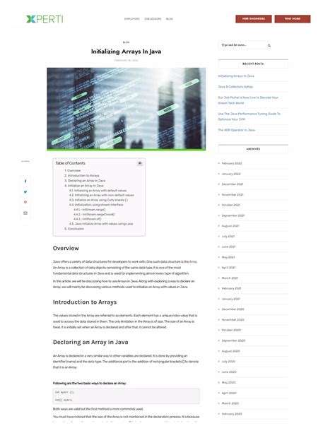 Initializing Arrays In Java Pdf