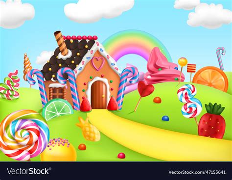 Real Candyland Background