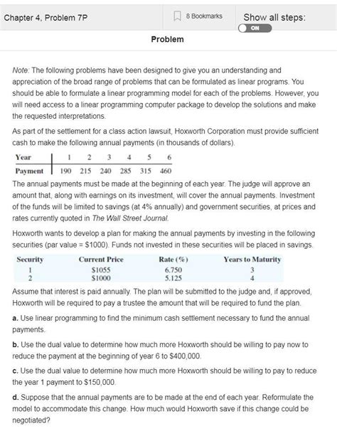 solved chapter 4 problem 7p 8 bookmarks show all steps on
