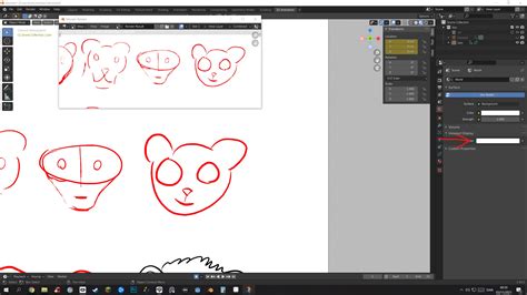 Lighting Grease Pencil Render Is Darker Than What Is Displayed In The Viewport Blender