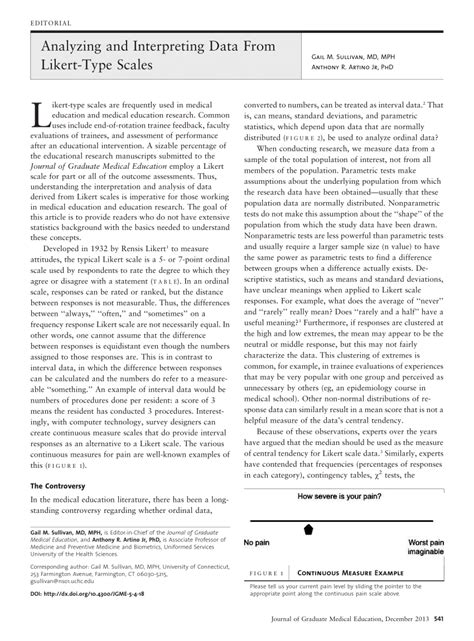 PDF Analyzing And Interpreting Data From Likert Type Scales