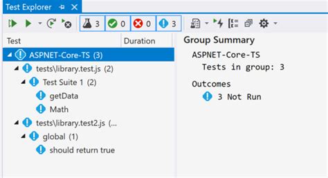 Unit Testing Javascript And Typescript Visual Studio Windows