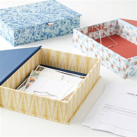 Decorative Box File By Harris Jones Ltd Notonthehighstreet Com