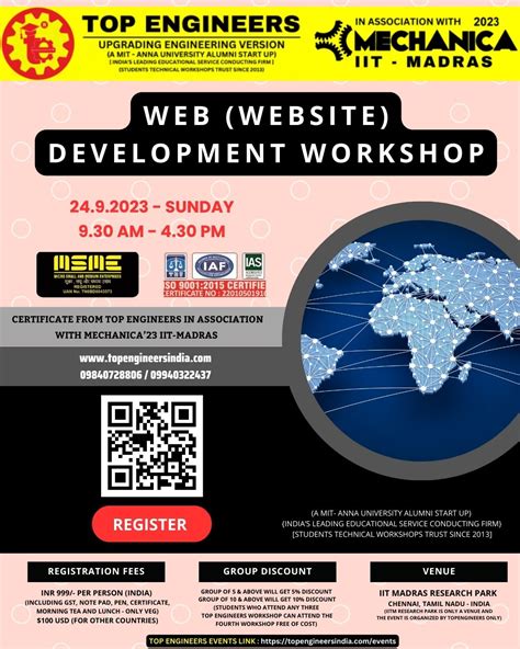 Web Website Development Workshop 2023 Top Engineers Workshop Chennai