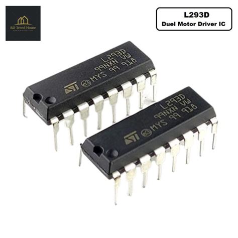 L293d Dip 16 Pin Motor Driver Ic Duel H Bridge Motor Controller Chip 1