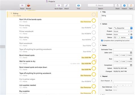 different views for sequential projects not showing correct next available action omnifocus