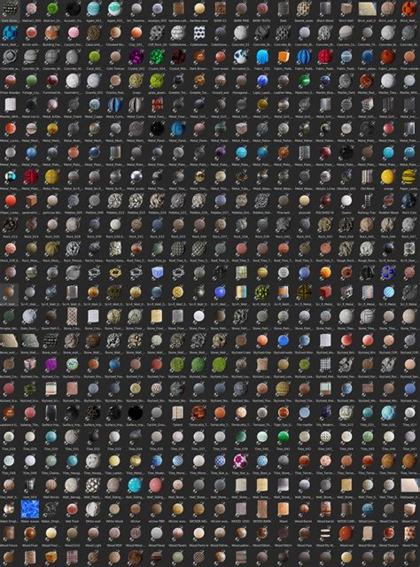 1000种金属布料泥土瓷砖木材抽象纹理Blender材质预设包 PBR Materials 1000 CG资源网
