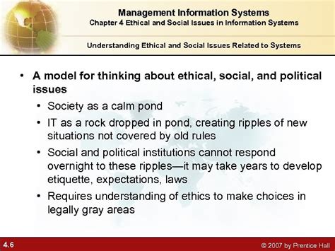 Chapter 4 Ethical And Social Issues In Information
