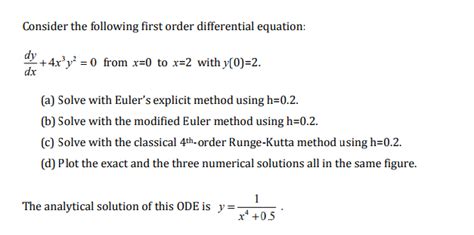Solved Solve The Problem Below Using Matlab Do Not Use Chegg