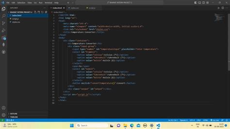 Vaibhav Singh On Linkedin This The Temperature Convertor That I Built