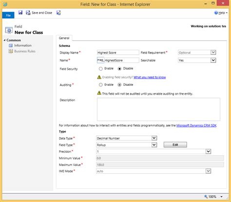 Rollup Fields In Microsoft Dynamics CRM 2015 What Are They And How Do They Work Magnetism