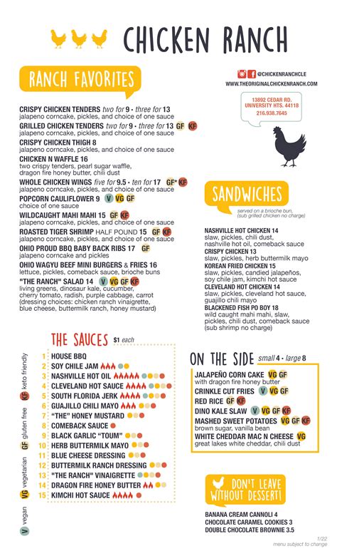 Home Chicken Ranch 13892 Cedar Rd Chickenranchcle