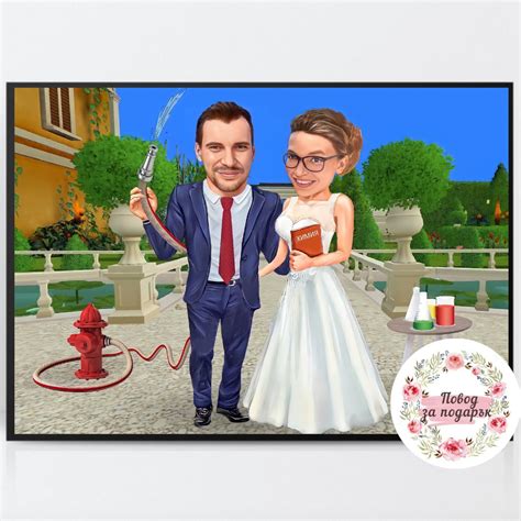 💝 Дигитална карикатура шарж която се Повод за подарък