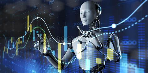 Ai Assisted Market Analysis And Data Visualization 3d Render Stock Illustration Illustration