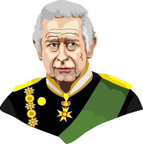 United Kingdom King Charles III Editorial Image Illustration Of King