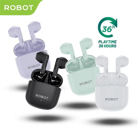 Jual Tws Robot T60 Wireless Earphone Airbuds Original Tws Bluetooth Shopee Indonesia