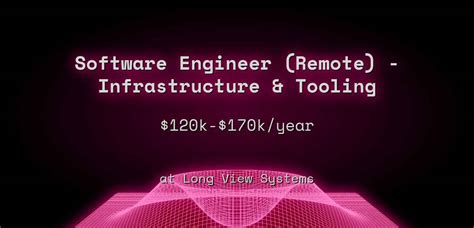 Web3 Software Engineer Remote Infrastructure Tooling 120k 170k At Long View Systems