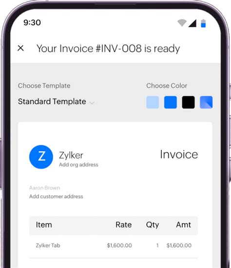 Free Tax Invoice Maker For Small Businesses Zoho Invoice