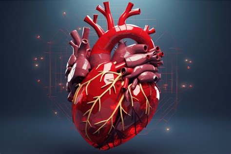 Innovative 3d Pulse Medicine Heart Generate Ai