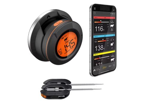 Digital Bluetooth Thermometer With 2 Probes Bbq Guardian