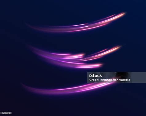 빛의 흔적 황금빛 반짝이는 빛 반짝이는 플레어 나선형 소용돌이 3차원 형태에 대한 스톡 벡터 아트 및 기타 이미지 3차원 형태 거리 고속도로 Istock