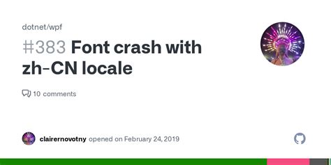 font crash with zh cn locale · issue 383 · dotnet wpf · github