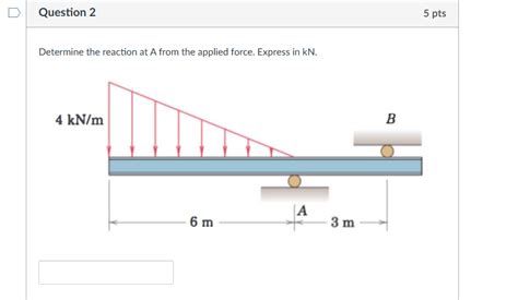 Solved Question 25 ﻿ptsdetermine The Reaction At A From The