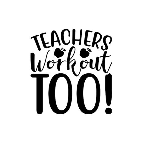 타이포그래피 Tshirt 디자인 인쇄 준비 Svg 컷 파일 무료 다운로드를 위한 체육관 프리미엄 벡터