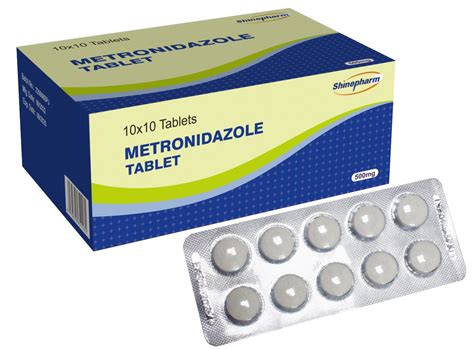 Antibacterial Drug Metronidazole Tablets 500mg Shinepharm