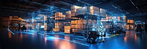 Warehouse Management With Automated Robotics Warehousing And Technology Connections Using