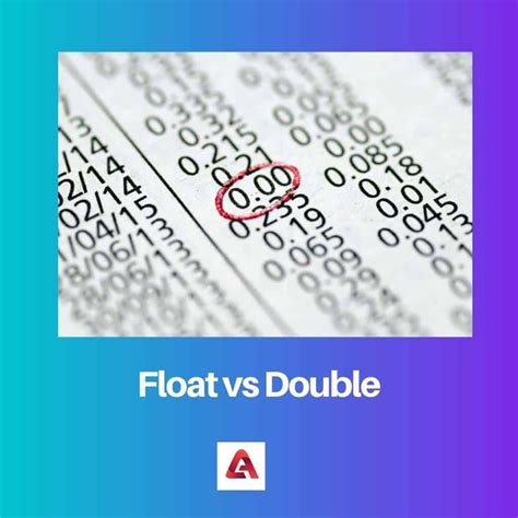 Float Vs Double Differenza E Confronto