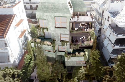 Gallery Of Vertical Stacking In Norway And A Suburban Residence In Greece 8 Collective Housing