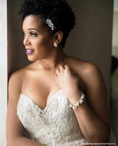 Black Bride On Instagram Natural Hair Bride Short Hair Bride