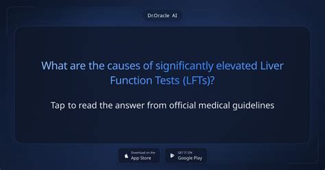 What Are The Causes Of Significantly Elevated Liver Function Tests Lfts
